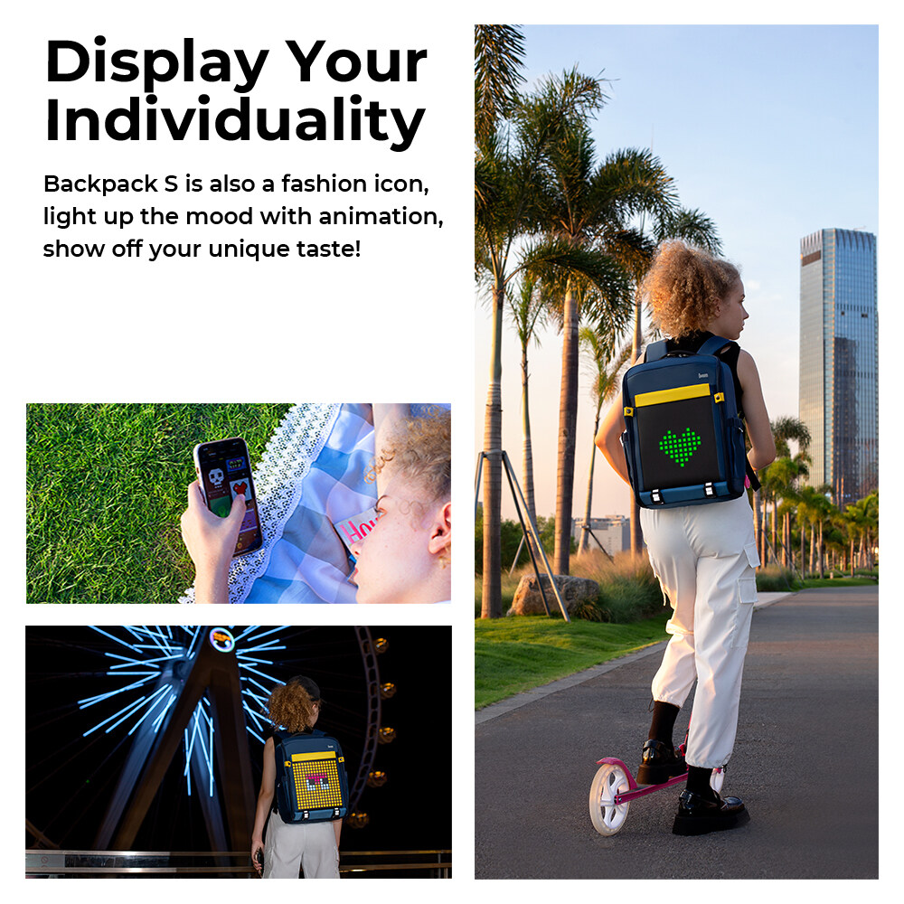 Balo Divoom Backpack-S Màn Hình Led Thông Minh - Phụ Kiện Macbook